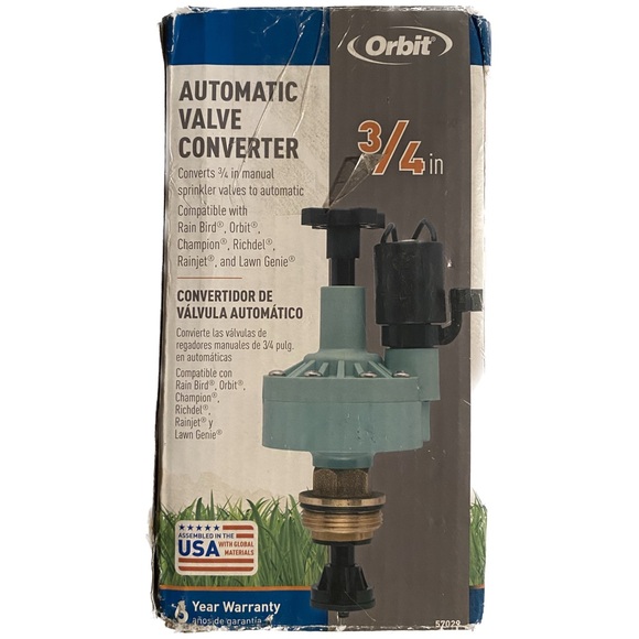 Orbit | Other | Orbit 34 Automatic Converter Sprinkler Valve With Flow ...